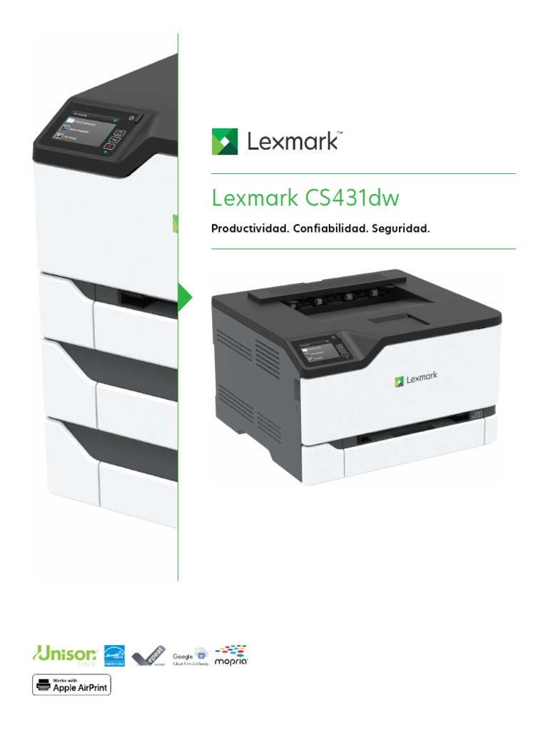 CS431dw Brochure | PDF | Marca comercial | USB