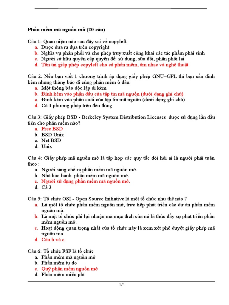 TracNghiem MNM | PDF