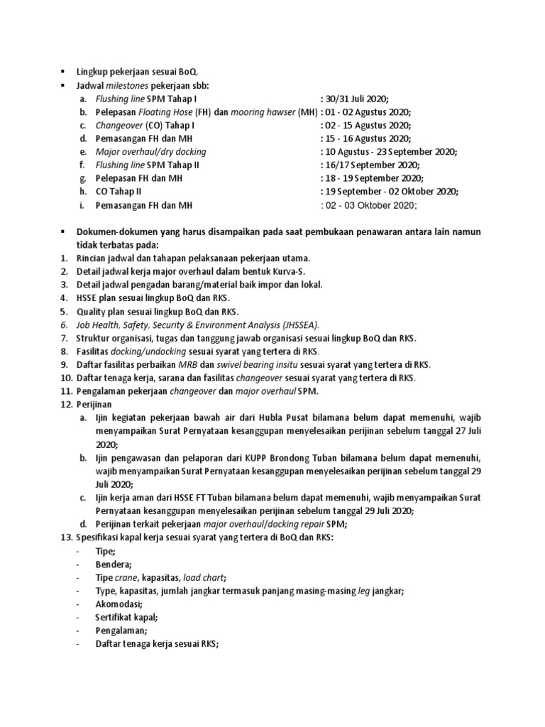 00-Persyaratan Dokumen Implementasi ASM Code | PDF