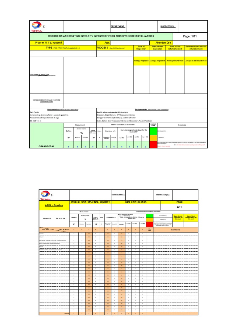 25 Corrotion and Coating Integrity Calculation | PDF | Corrosion ...