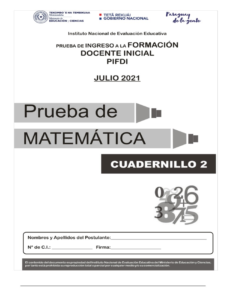 Matemática Cuadernillo 2 | PDF