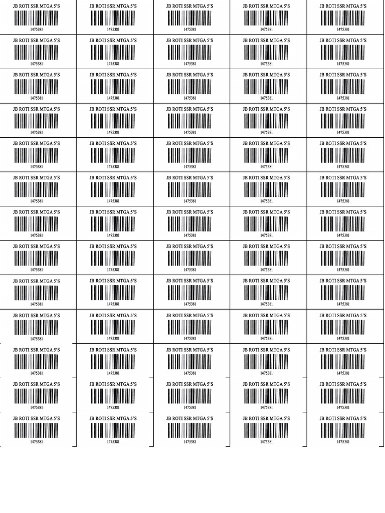 Barcode Indogrosir | PDF