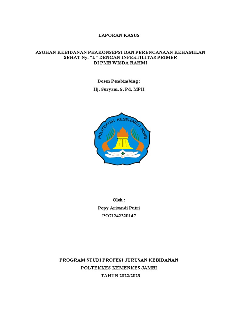 Asuhan Kebidanan Infertilitas Primer | PDF | Ilmu Sosial | Pengembangan ...
