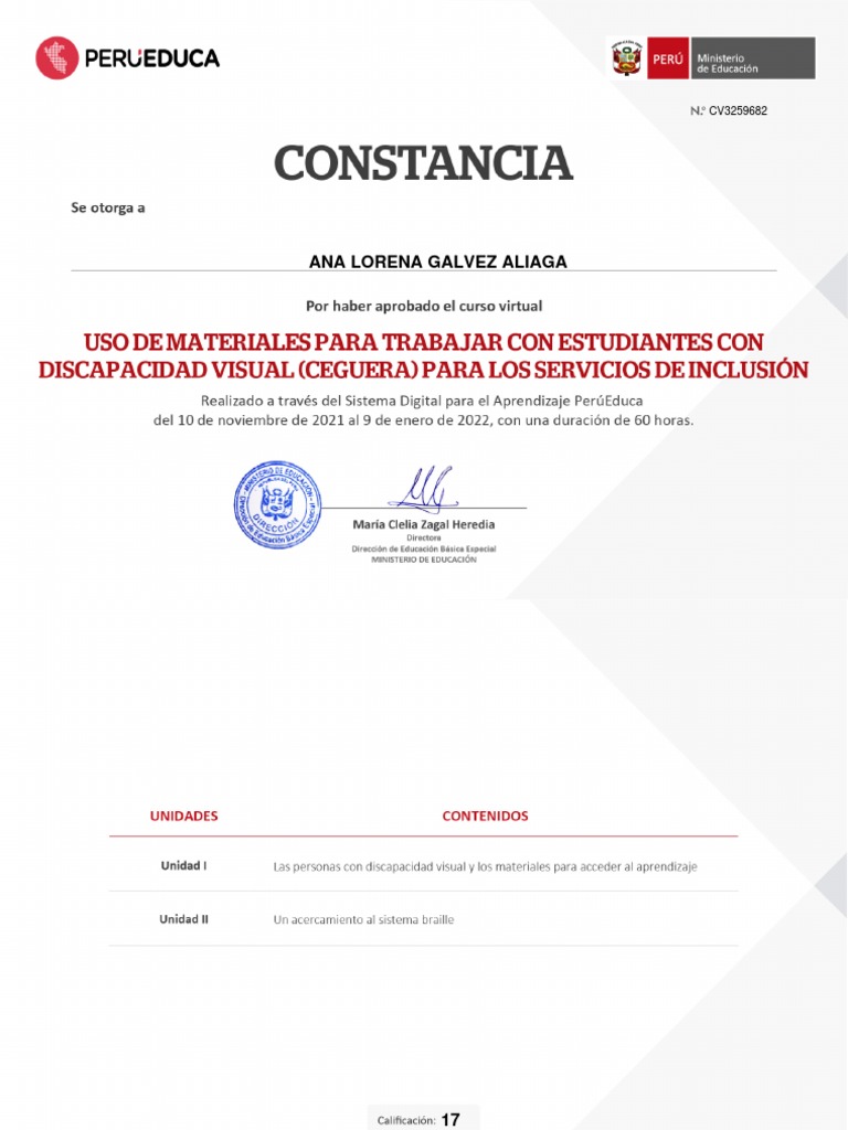 Uso de Materiales para Trabajar Con Estudiantes Con Discapacidad Visual ...