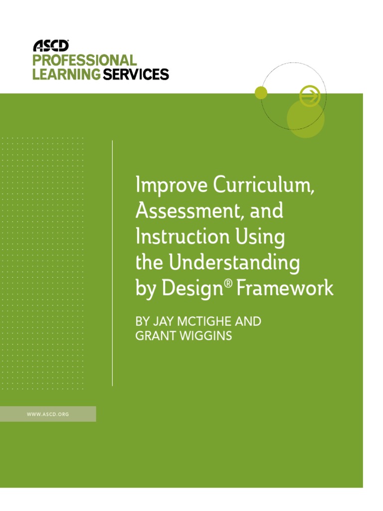 ASCD UBD Whitepaper | PDF | Curriculum | Teachers