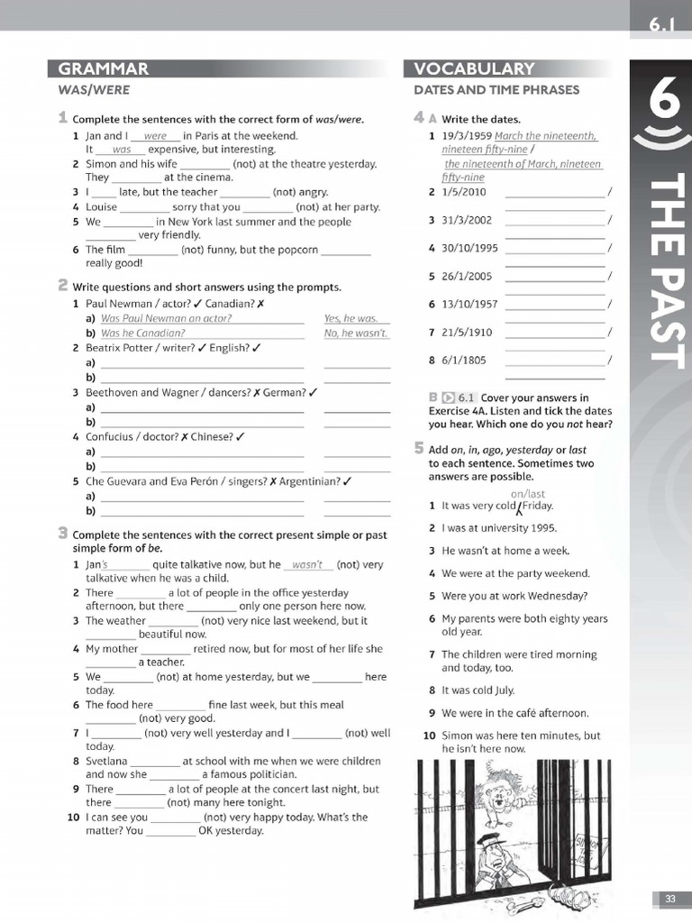 Speakout Elementary Workbook-33-34 | PDF