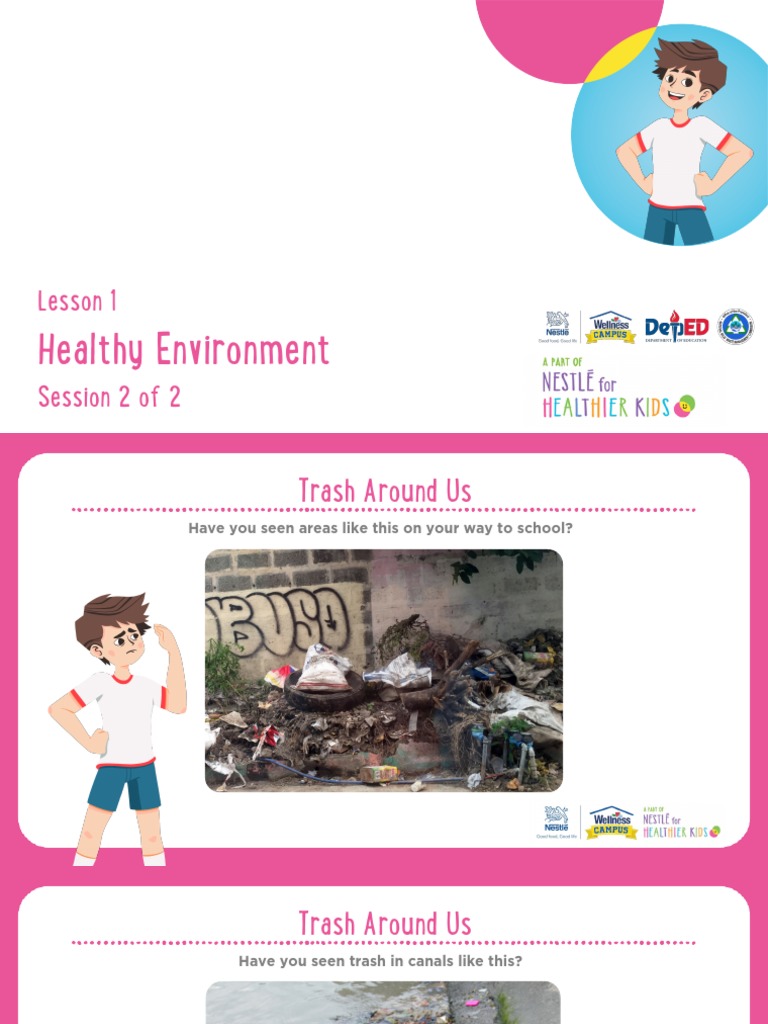 Lesson 1 - Healthy Environment Session 2 PowerPoint | PDF
