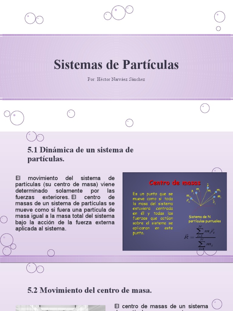 Sistemas de Partículas | PDF