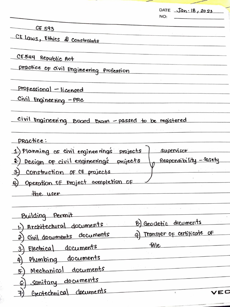 Regulating the Practice of Civil Engineering: Key Requirements and ...