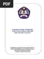 Laporan Hasil Supervisi Pembelajaran 2023-2024 | PDF