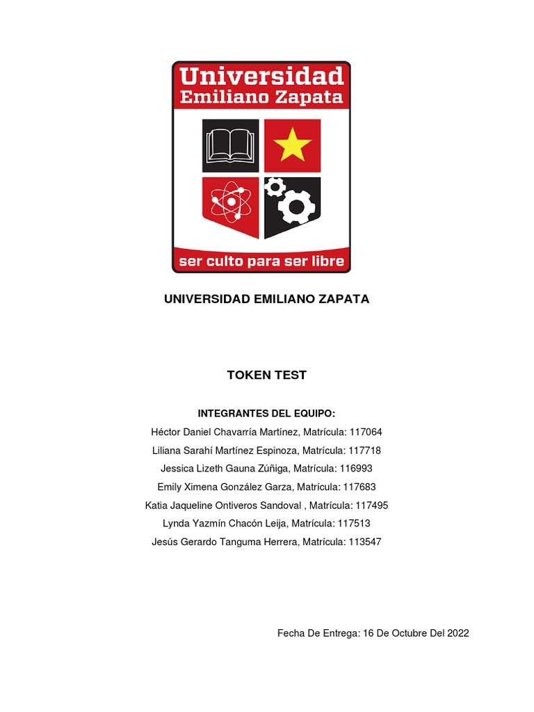 Evaluación de Lenguaje Token Test | PDF | Memoria | Color