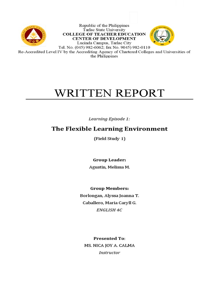 Group 1 English 4C Written Report | PDF | Educational Technology ...