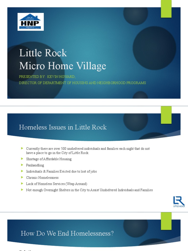 Little Rock | PDF | Homelessness | Housing