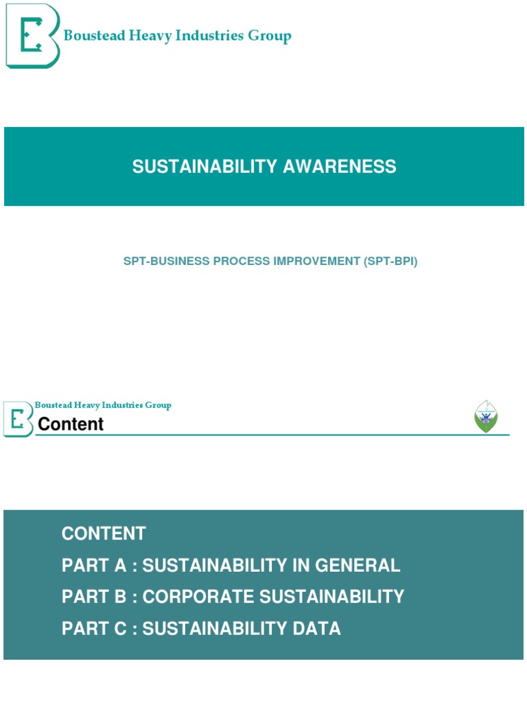 Awareness Slides | PDF | Corporate Social Responsibility | Sustainability