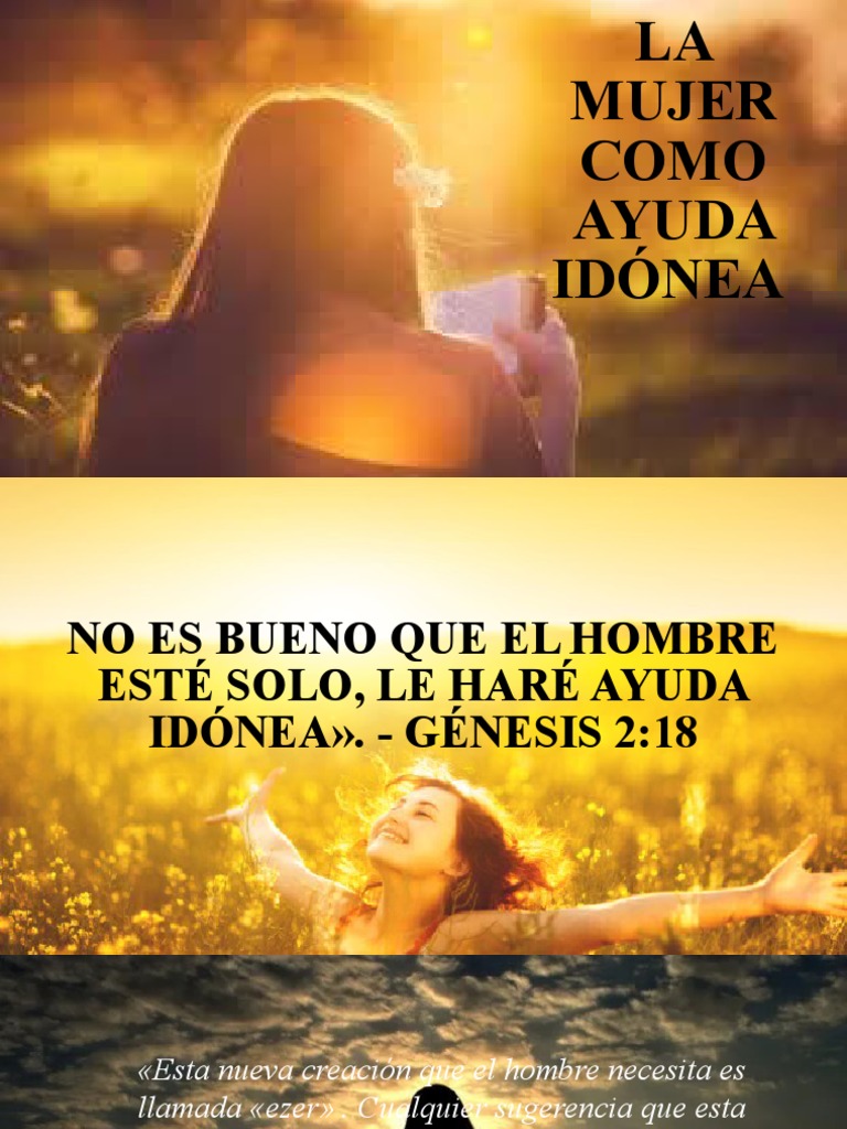 La Mujer Como Ayuda Idónea | PDF | Filosofía | Religión y espiritualidad