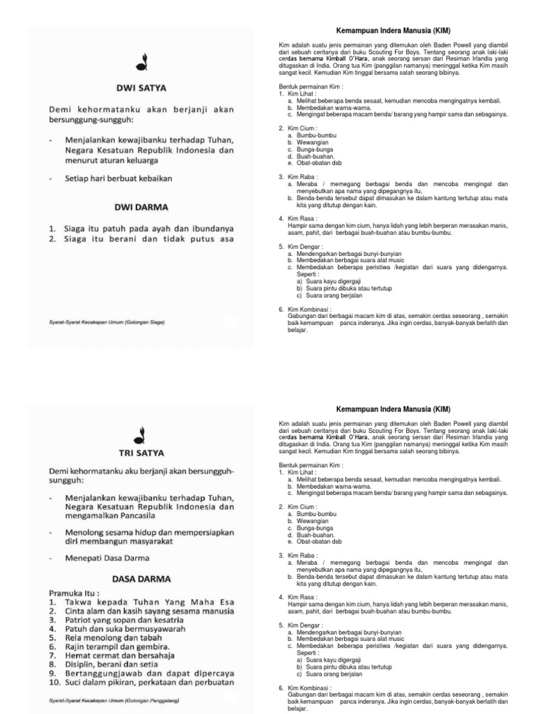 Materi Pramuka | PDF