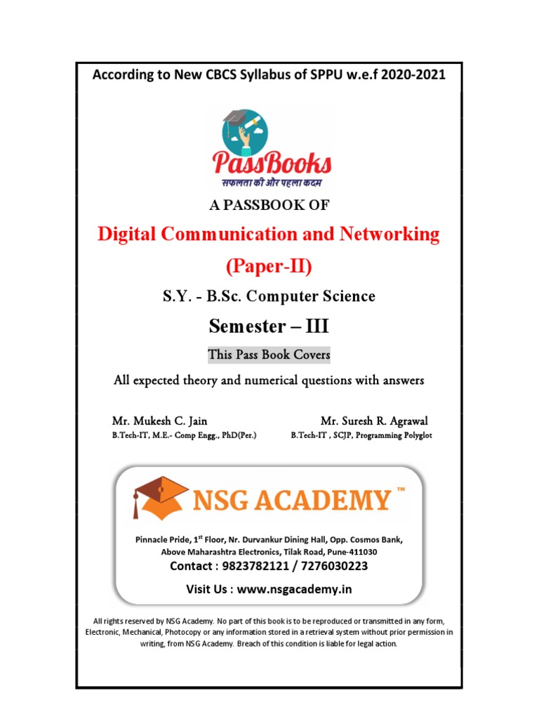 NSG - SYBCS - Communication - E-II - Unit 3 | PDF | Modulation ...
