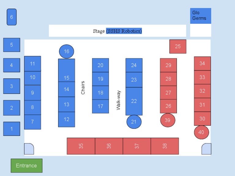 SSHS Robotics Event Seating Plan | PDF