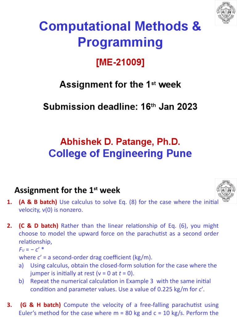 CMP Assignment I | PDF | Teaching Methods & Materials