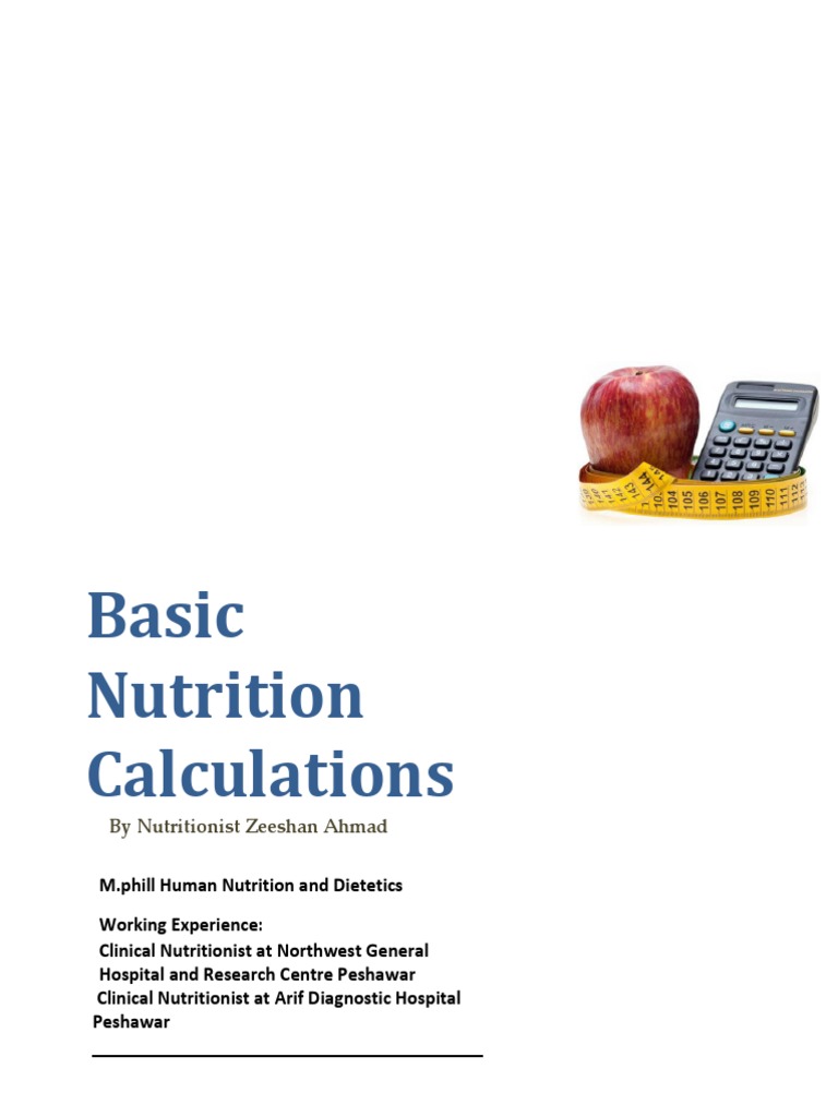 Basic Nutrition Calculations Guide | PDF | Body Mass Index | Calorie
