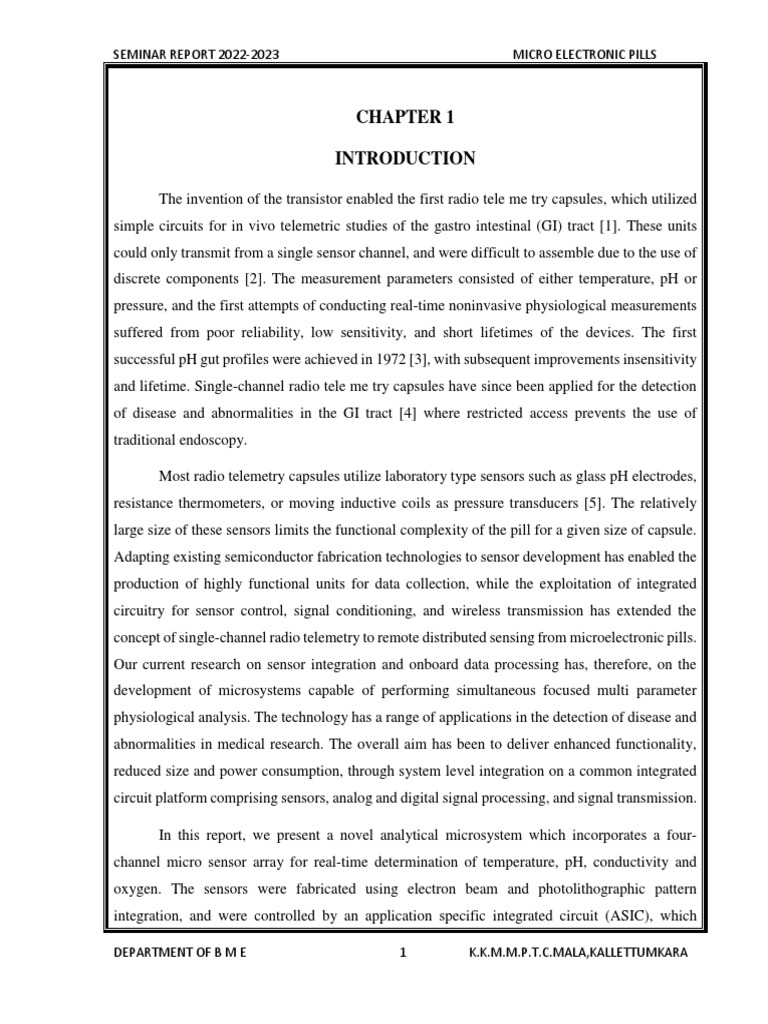 Microelectronic Pills | PDF | Analog To Digital Converter | Electronic Circuits