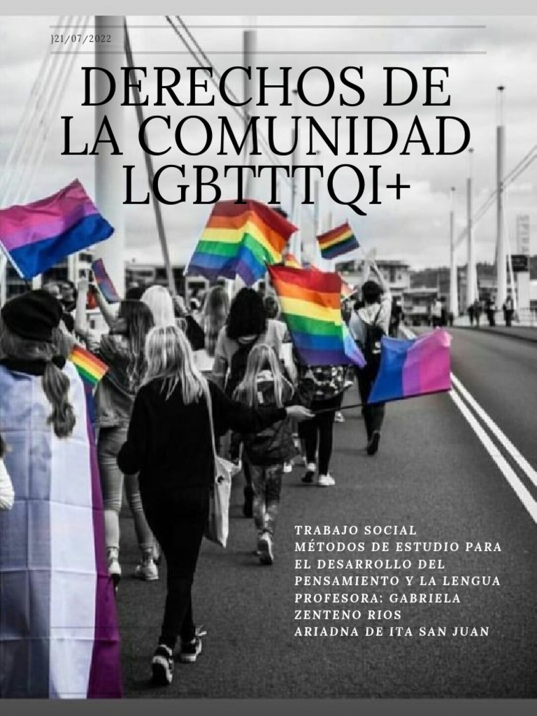 Derechos de La Comunidad LGBT | PDF | Derechos humanos | Homosexualidad