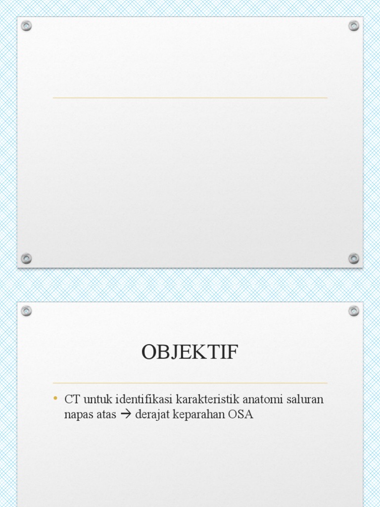 Karakteristik Anatomi OSA pada CT | PDF | Kajian Bahasa Asing