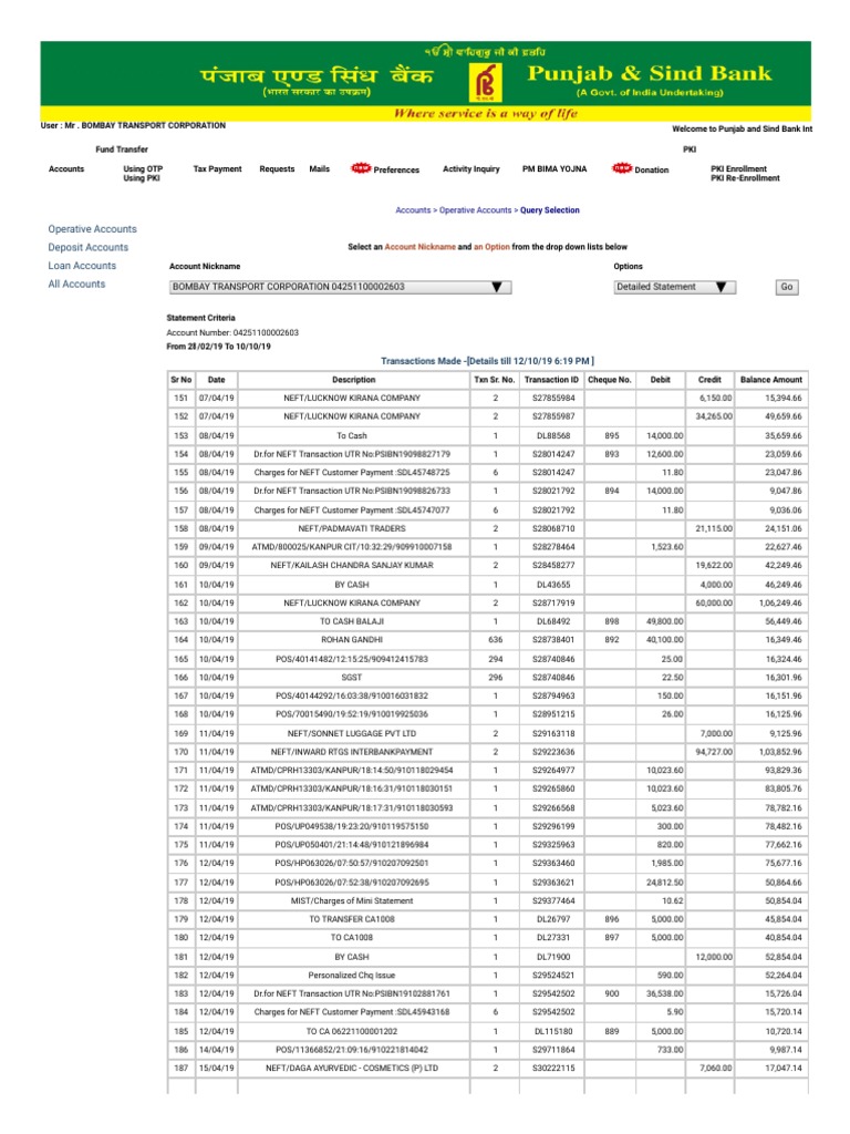 Operative Accounts Deposit Accounts Loan Accounts All Accounts | PDF ...