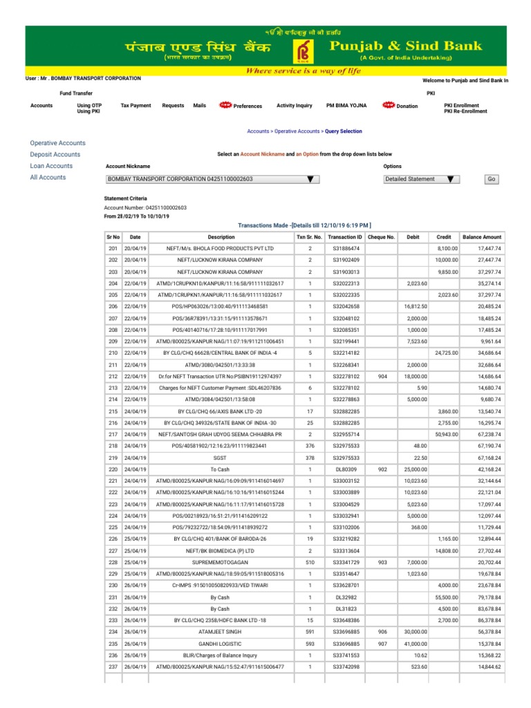 Operative Accounts Deposit Accounts Loan Accounts All Accounts | PDF ...