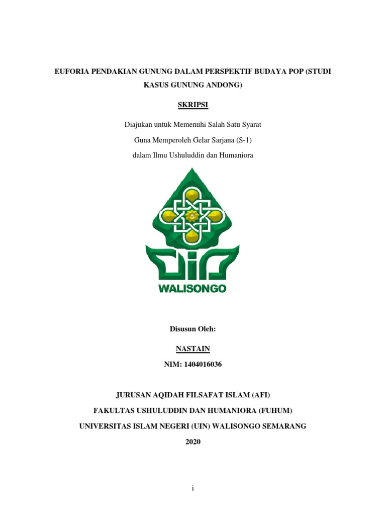 NASTAIN - Lengkap Tugas Akhir | PDF
