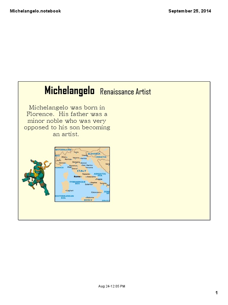Michelangelo | PDF | Michelangelo