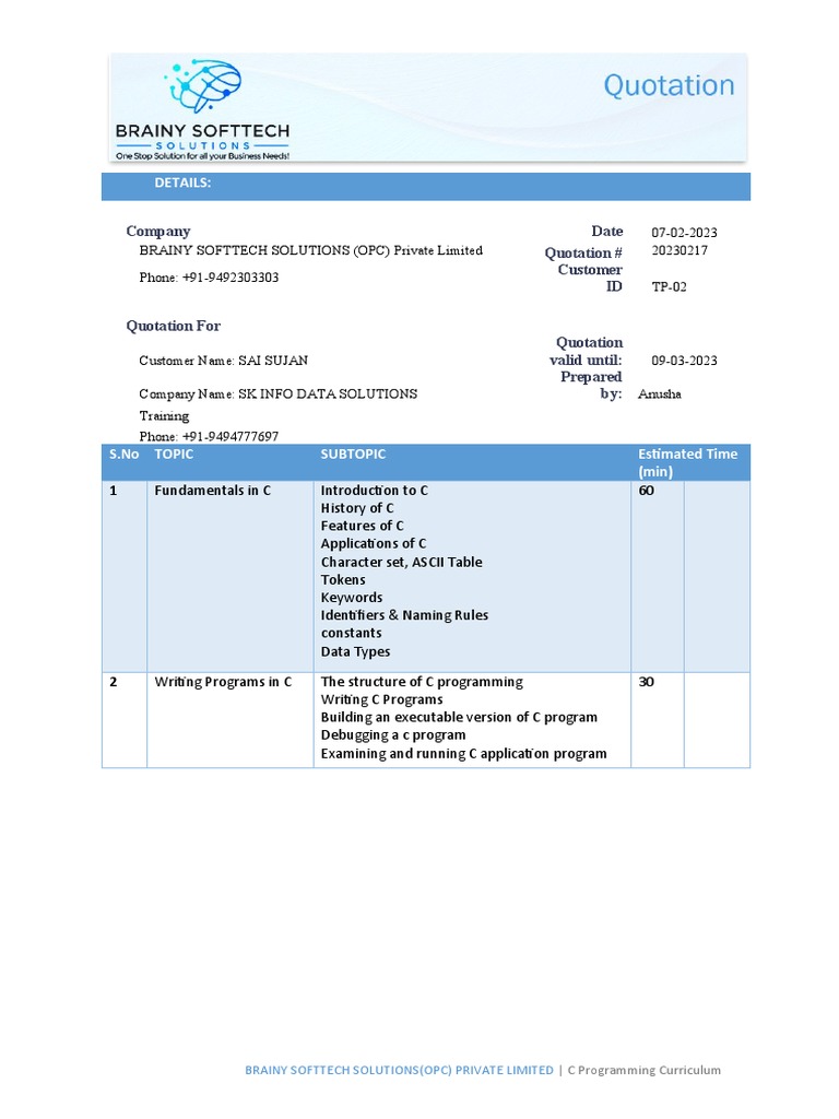 C Curriculum Pdf Pointer Computer Programming Parameter Computer Programming