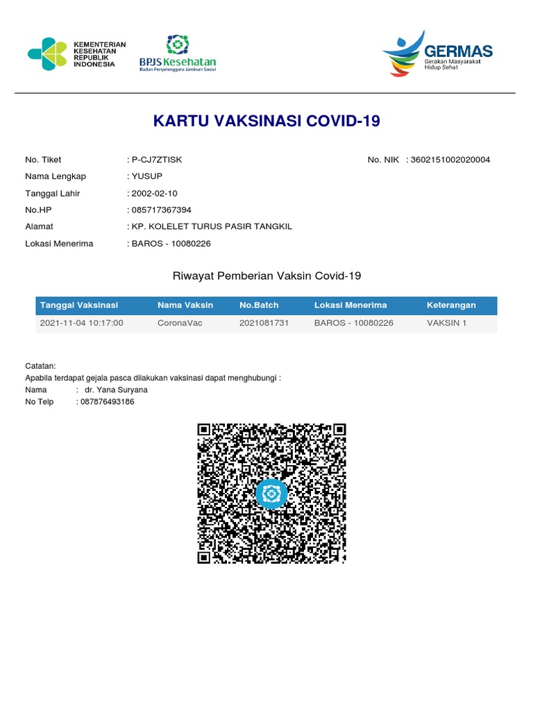 Surat Vaksin | PDF