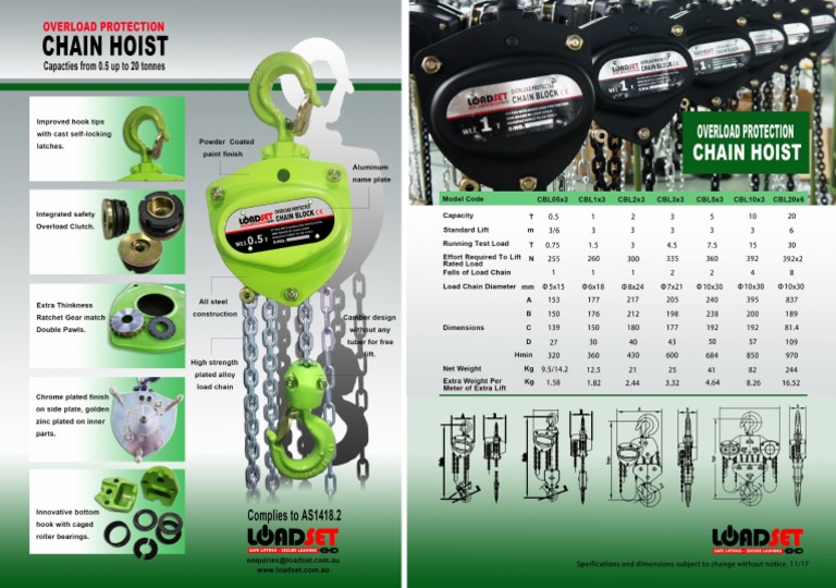 Loadset Chain Blocks HiRes | PDF