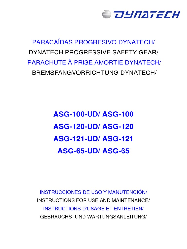 Asg 100 Ud | PDF | Gear | Personal Protective Equipment