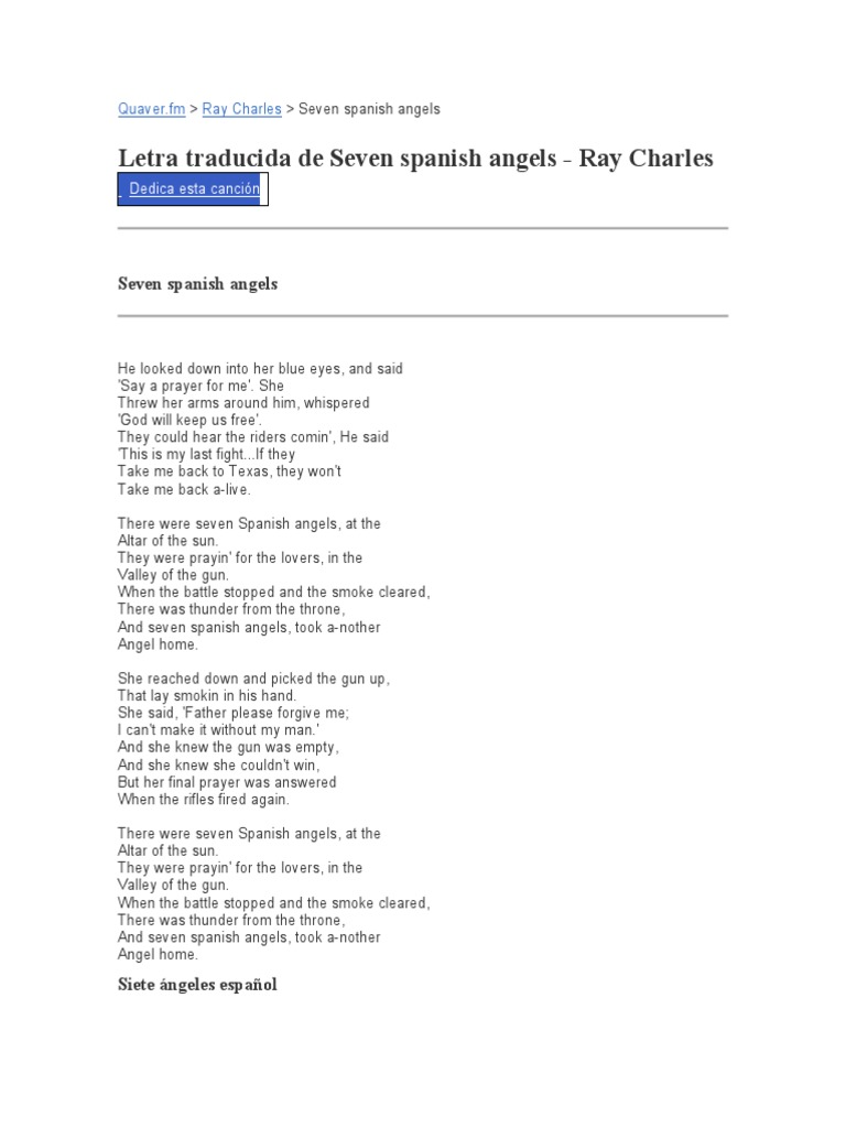 Seven Spanish Angels | PDF