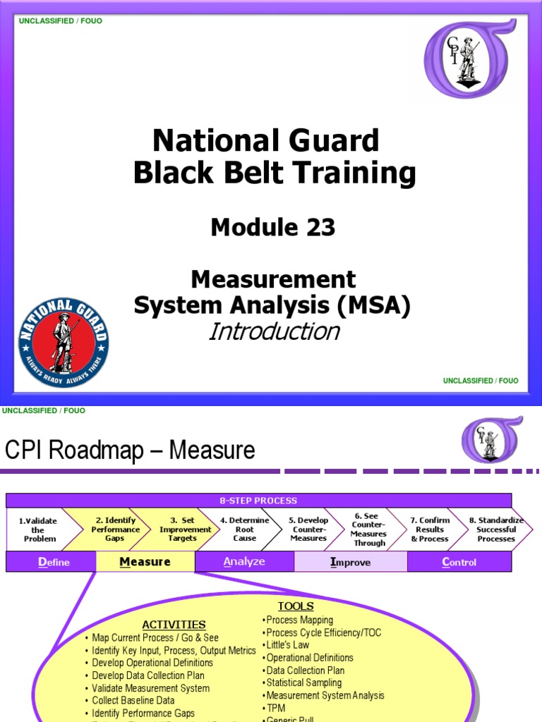 Module 23. MSA - Introduction | PDF | Accuracy And Precision | Measurement