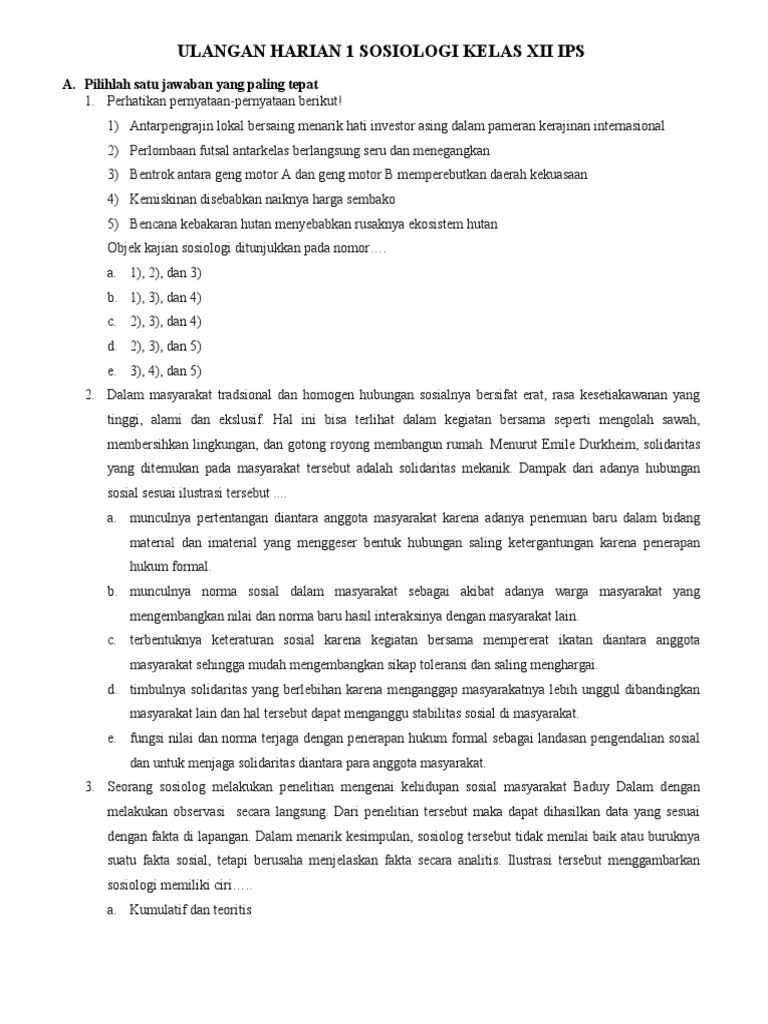 Uh 1 Sos Xii Ips Fix | PDF