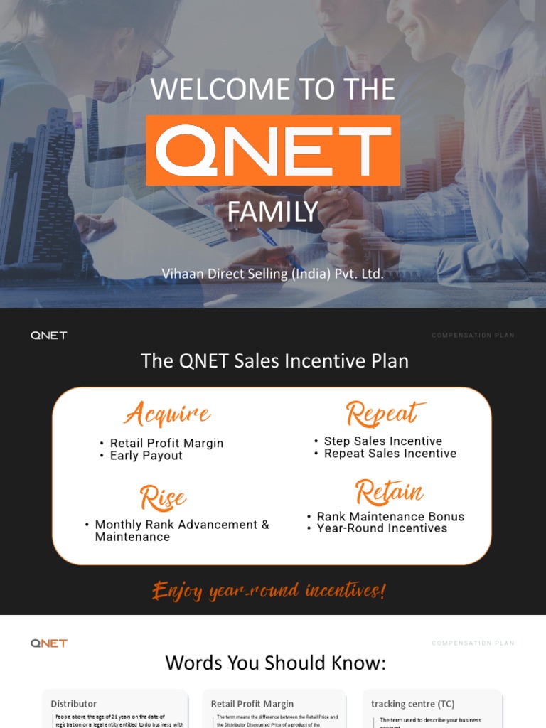 EN - QNET Compensation Plan Training Vihaan 2 July 2022 | PDF ...