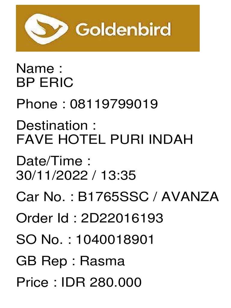 Print EReceipt | PDF