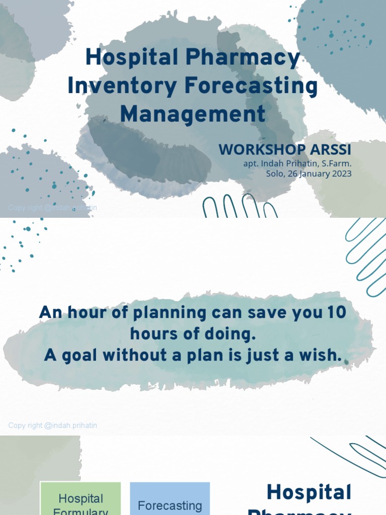 HOSPITAL INVENTORY FORECASTING | PDF