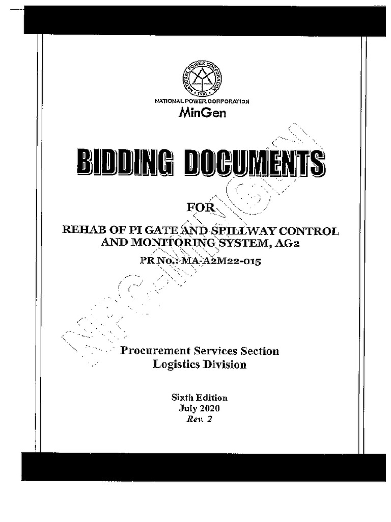 PBD - MA-A2M22-015 Bid Docs | PDF