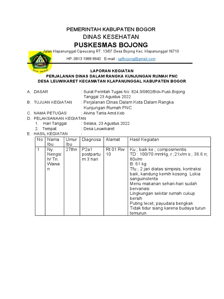 Laporan PNC Juli 2022 | PDF