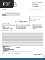 Molba Dekanu - Template | PDF