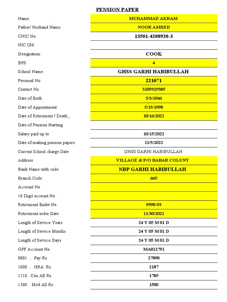 Pension Paper | PDF | Pension | Gratuity