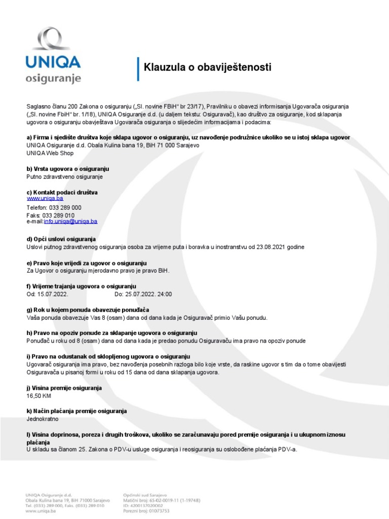 P43-5000042807 Klauzula | PDF