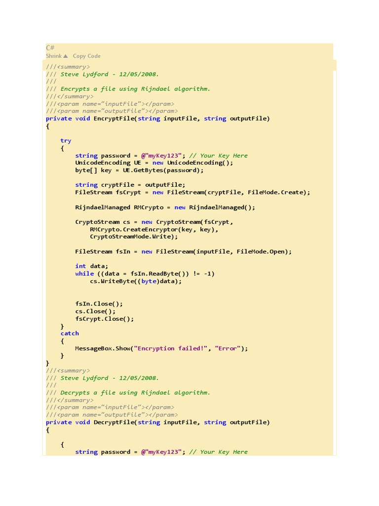 Encryption and Decryption | PDF