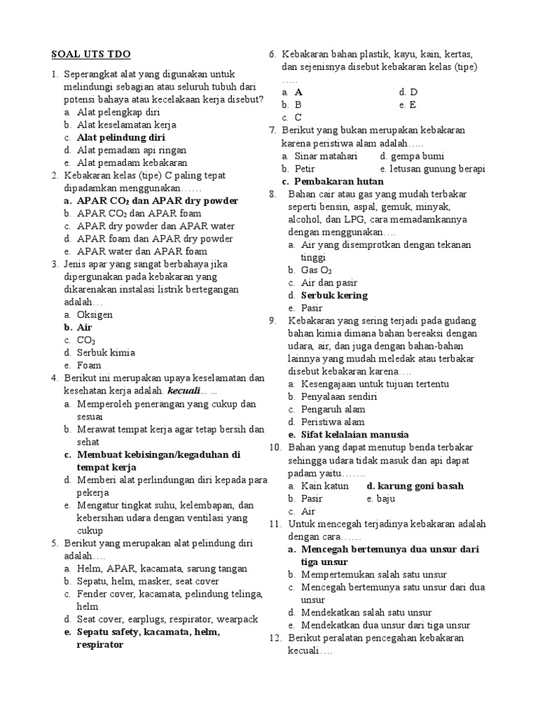 SOAL TDO KELAS X Uts Fix | PDF