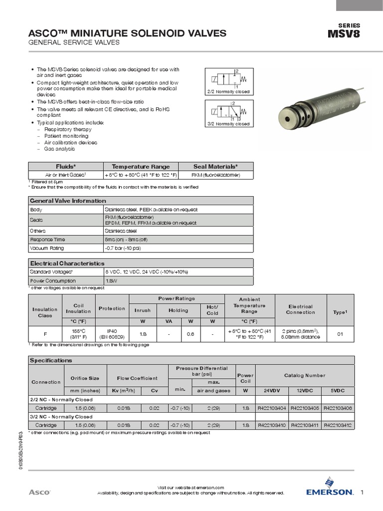 MSV 8 | PDF | Electrical Connector | Valve