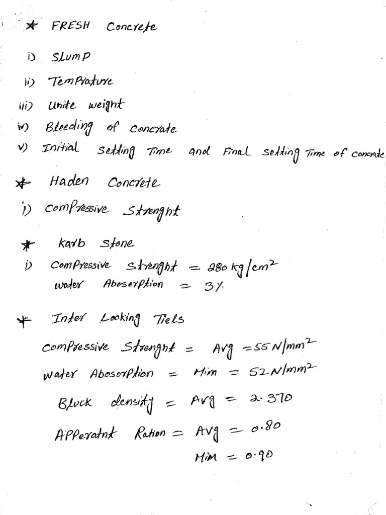 Notes For Material Testing | PDF